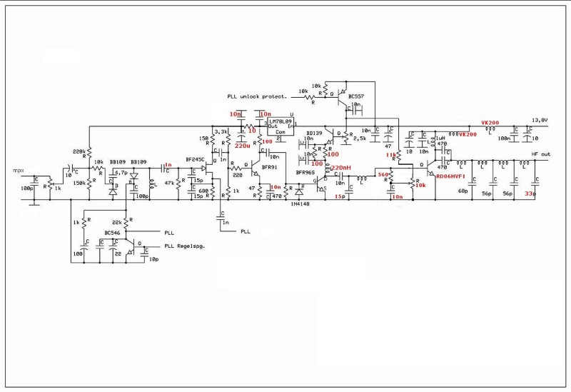 FM RDVV pll 6 watt no tune :: Yialiat-electronics